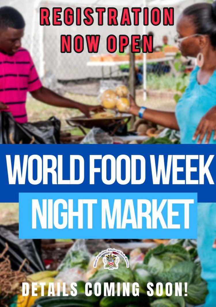 World Food Night Market Registration Poster – SKNIS