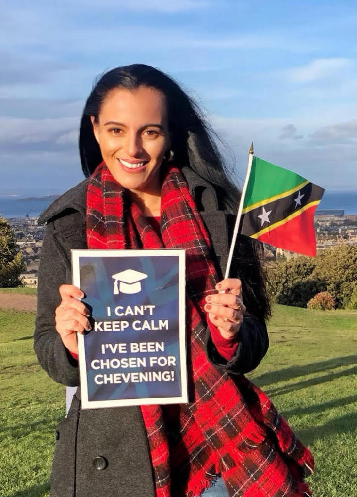 Joy Napier Chevening Scholar 2022 St Kitts and Nevis in Scotland – SKNIS