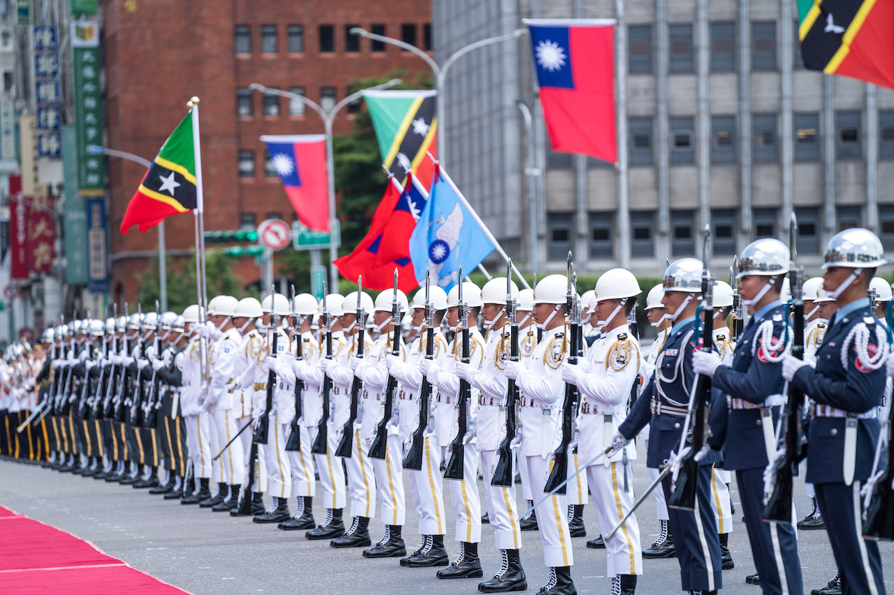 FIRST MILITARY HONOURS CEREMONY SINCE INAUGURATION OF PRESIDENT LAI ...