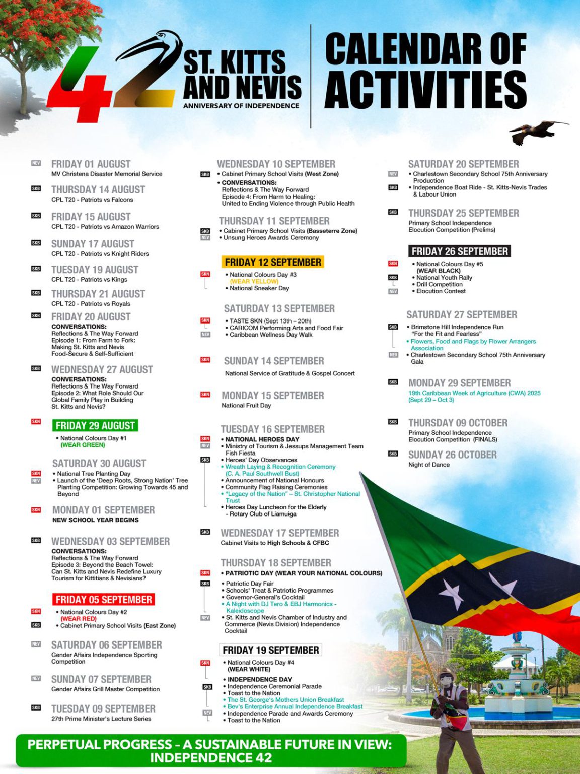 Government of St. Kitts and Nevis Unveils Vibrant “Independence 42 ...
